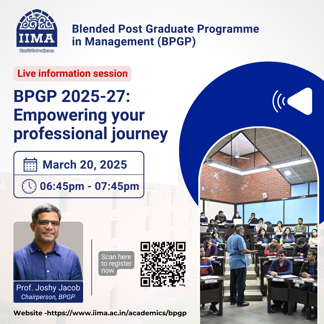 Building Ventures: Bridging Entrepreneurship with IIMA's MBA-BPGP